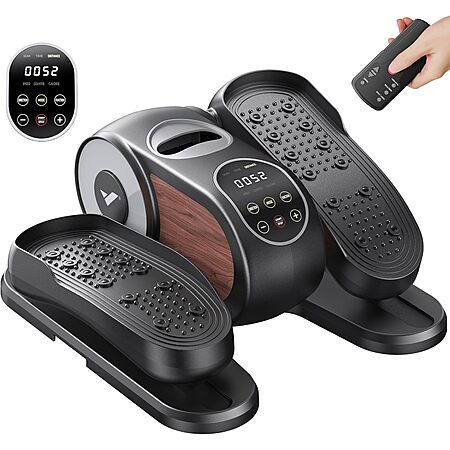 12-Speed MERACH Under Desk Elliptical Leg Exerciser Machine w/ Remote ...