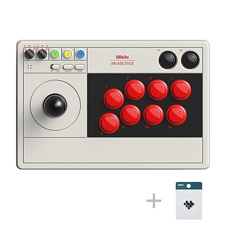 8Bitdo Arcade Stick for Switch & Windows, Arcade Fight Stick Support ...