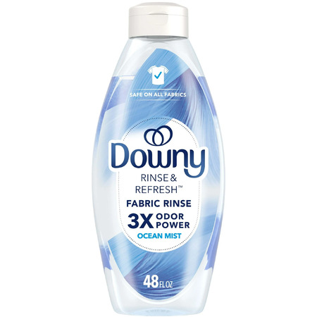 Downy Rinse & Refresh Laundry Odor Remover and Fabric Softener, Ocean ...