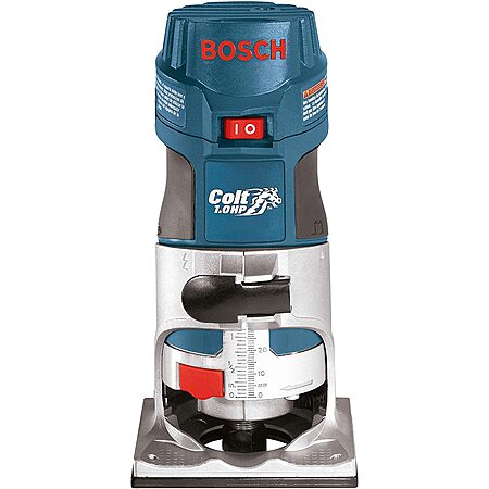 Bosch PR20EVS Colt 1.0 HP 5.6 Amp Variable-Speed Corded Palm Router ...
