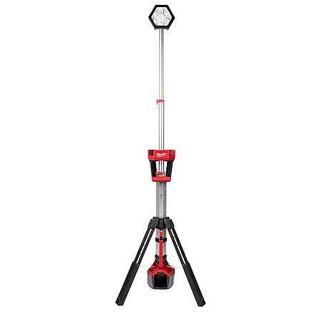 Milwaukee M18 Rocket 2500 Lumen LED Dual Power Tower Light + M18 XC5.0 ...
