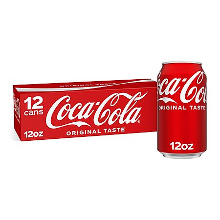 12-Pack 12-Oz Coca-Cola Soda (Original or Zero Sugar) - 2025-04-15