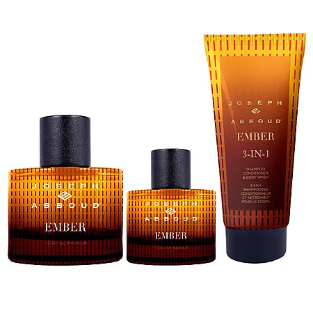 Joseph Abboud Ember Eau de Parfum 3 Piece Gift Set, 3.4 fl. oz. for Men ...