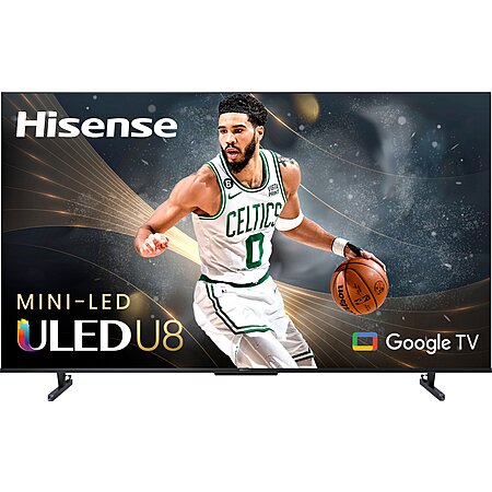 55" Hisense 55U8K Class U8 Series Mini-LED 144Hz ULED 4K Google TV $749 ...