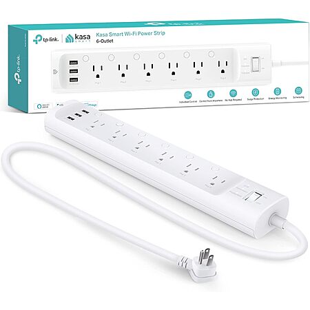 Prime Members: Kasa Smart Plug Power Strip w/ 6 Smart Outlets & 3 USB ...