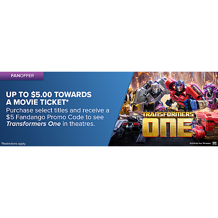 Free $5 Movie Ticket Discount code for Transformers One with purchase ...