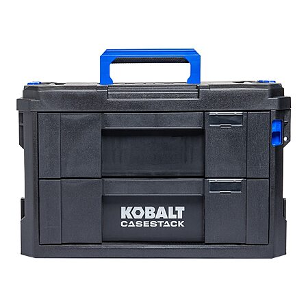 Kobalt CASESTACK 14.16-in W x 21-in H x 13.5-in D 2-Drawer Black ...