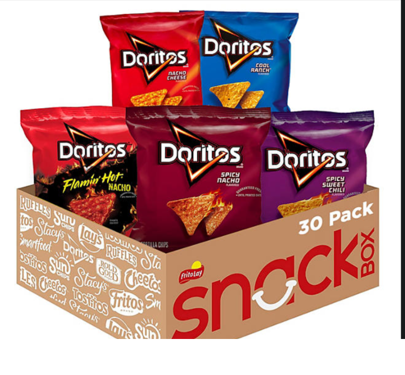 Doritos Mix Variety Pack Tortilla Chips, 1.75 Oz, 30 Pack [Ends Oct 10 ...