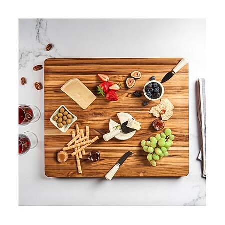 Costco Members: Teakhaus XL Edge Grain Cutting Board (23" x 19" x 1.5 ...