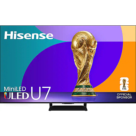 Select Stores: Open Box 75" Hisense U7 Series MiniLED QLED 4K UHD 165Hz ...