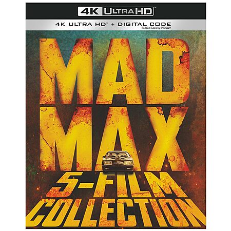 Mad Max 5-Film Collection (4K Ultra HD + Digital) - $49.99 - 2025-11-20