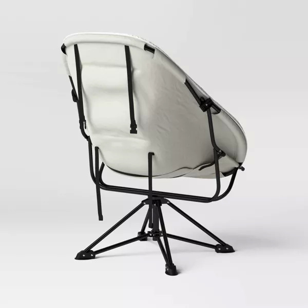 Room Essentials Padded Hex Swivel Chair (Cream) $49 + Free Shipping