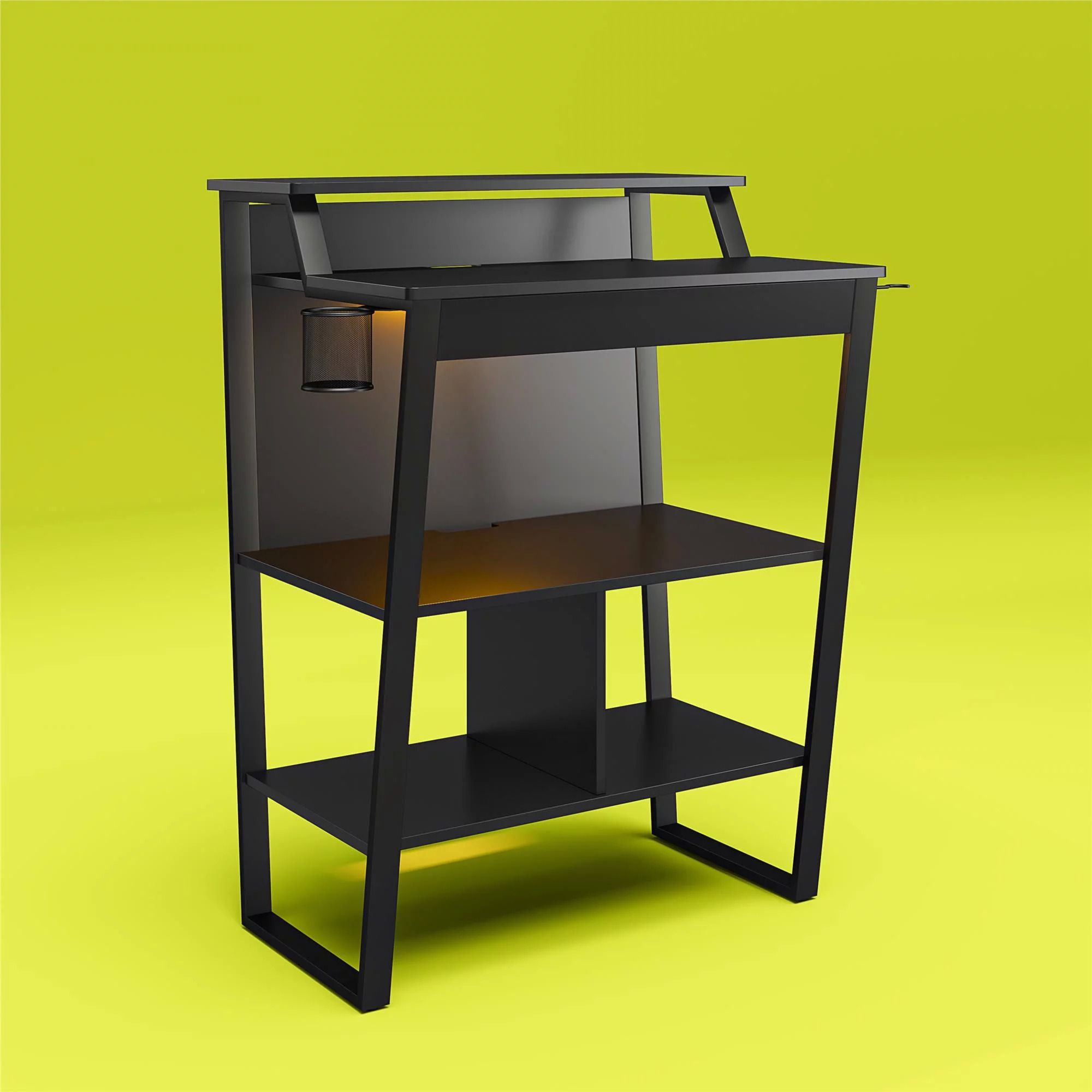 30" Ntense Hero Standing Gaming Desk / Arcade Stand (White, Black) $54 ...