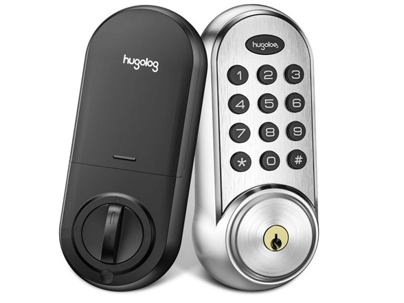 Safety & Security Devices: Hugolog Keyless Deadbolt Entry Door Lock $35 ...