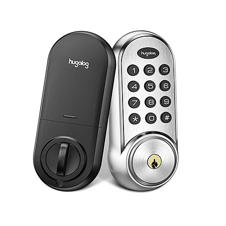 Safety & Security Devices: Hugolog Keyless Deadbolt Entry Door Lock $35 ...