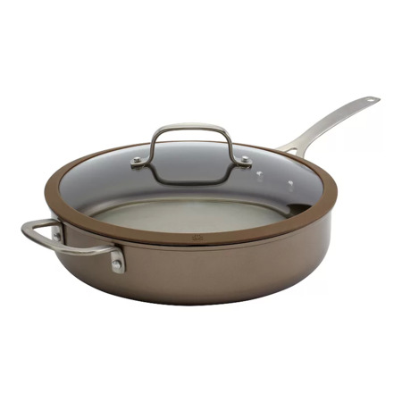 12" Food Network Textured Titanium Nonstick Covered Deep Skillet $25.49 ...