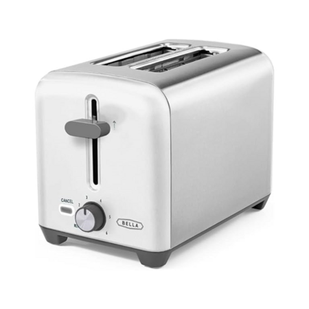 2-Slice Bella Toaster (Stainless Steel & White) $8.49 + Free Shipping w ...