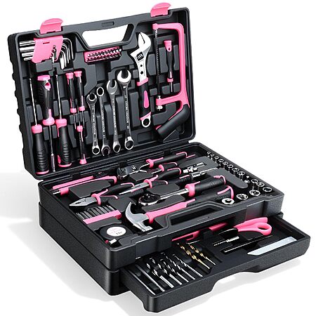 Tool Set- 412 Piece Home Repair/Auto Tool Kit, Storage Organizer with ...