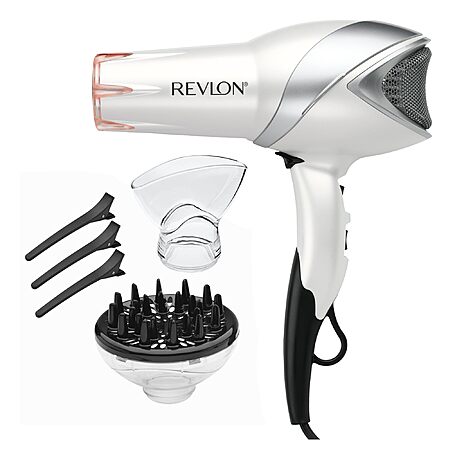REVLON Infrared Hair Dryer with Diffuser & Concentrator - Ionic Ceramic ...