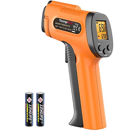 TempPro TP30 Infrared Thermometer Gun, Laser Thermometer Temperature ...