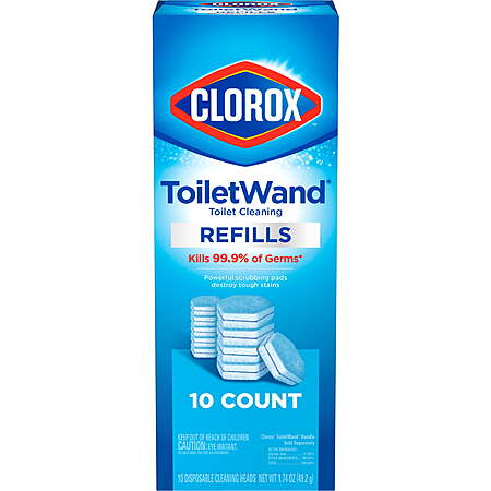 (6 pack) Clorox ToiletWand Disinfecting Brush Refills, Toilet Bowl ...