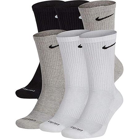 Nike Men's Everyday Plus Cushion Crew Socks (Large, Multi) $16.27 ...
