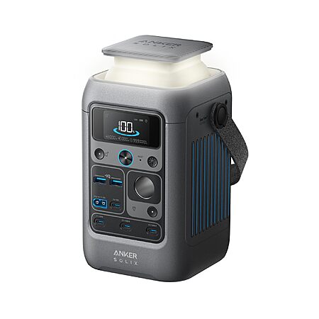 Anker SOLIX C300 DC Power Bank Station, Outdoor 288Wh Portable Power ...
