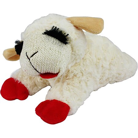 10.5" Multipet Lamb Chop Squeaky Plush Dog Toy $3 + Free Shipping ...