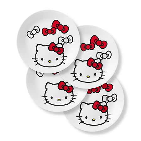 Corelle® Hello Kitty® 8.5" Salad Plates, 4-pack $22.5 - 2022-08-05