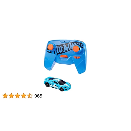 Amazon - Hot Wheels Toy Car, RC C8 Corvette in 1:64 Scale, Remote ...