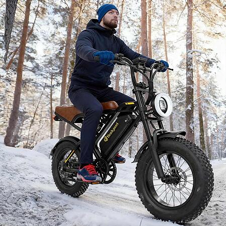 Bodywel M16 Electric Bike 1500W 48V 15.6Ah 16""Fat Tire Off-Road ...