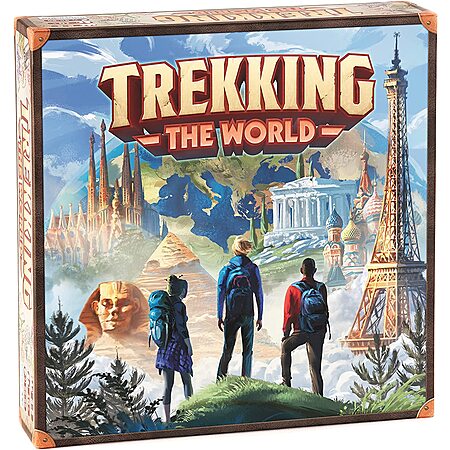 Amazon.com: Trekking The World: The World Travel Family Board Game - A ...