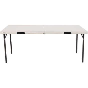[in store] Lifetime Commercial Fold-In-Half Table, 72"L x 30"W x 29"H ...