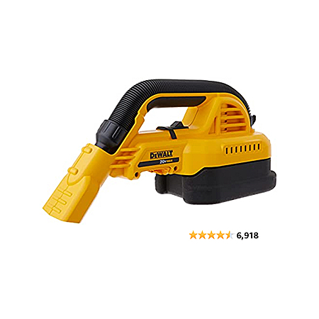 DEWALT 20V MAX Cordless Vacuum, Wet/Dry, Portable, 1/2-Gallon, Tool ...
