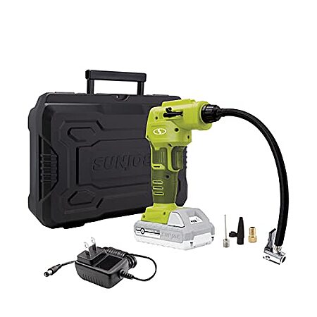 Sun Joe 24V iON+ Cordless Portable Air Compressor Kit $37.17 shipped w ...