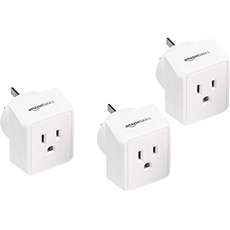3-Pack Amazon BasicsTravel Plug Adapter (Various)
