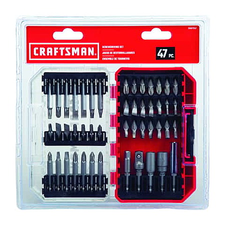 Craftsman Driver Bit Set Steel 47 pc $9.99