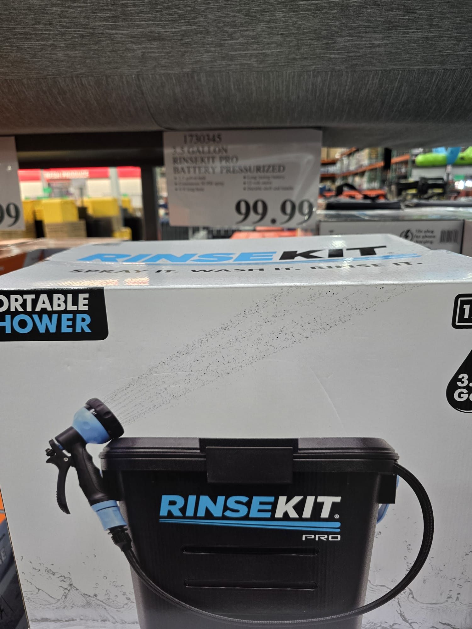Costco B&M: 3.5 Gallon Rinsekit Pro Portable Shower $100 - YMMV?