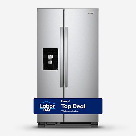 Whirlpool 246cu Ft Sidebyside Refrigerator