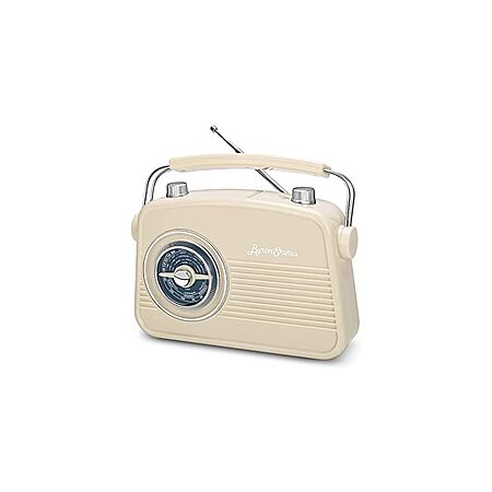 ByronStatics Retro Vintage AM/FM Radio - Small Portable Radios Vintage ...