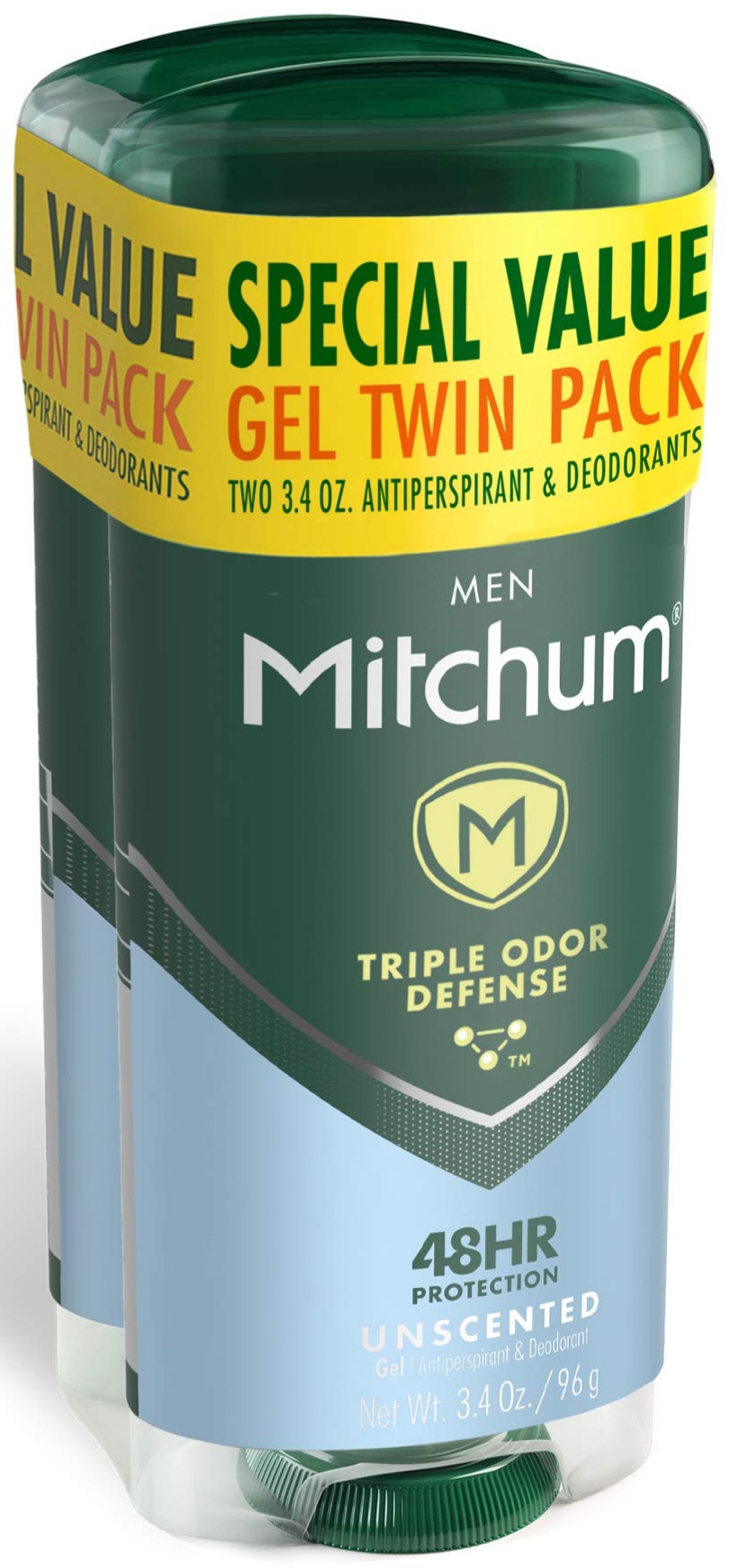 2-Pack 3.4-Oz Mitchum Advanced Gel Anti-Perspirant & Deodorant ...