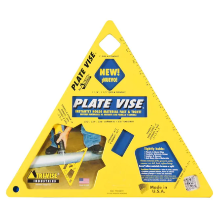 Trivise Large Yellow Triangle Steel foot floor Vise $12 Clearance in ...