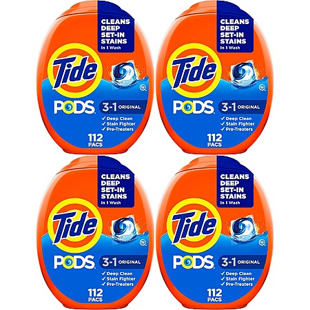 112-Count Tide PODS Laundry Detergent Pods (Original Scent) - 2026-01-23
