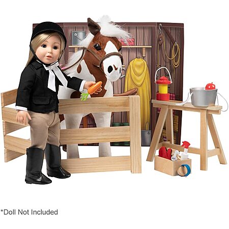 15-Piece Adora Amazing World Plush Horse Playset w/ Sound Effect ...