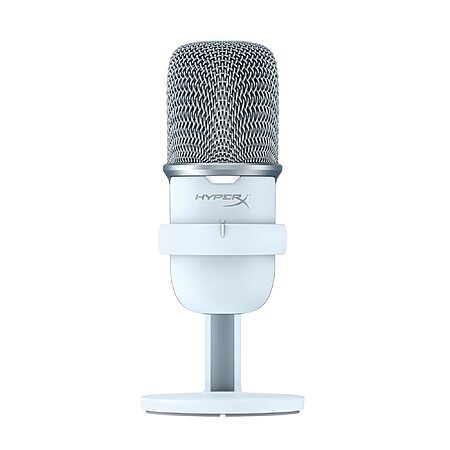 HyperX SoloCast USB Condenser Gaming Microphone (White) $30 + Free ...