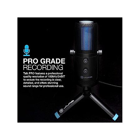 JLab Talk Pro USB Microphone (USB-C Output, Omnidirectional, Quick Mute ...