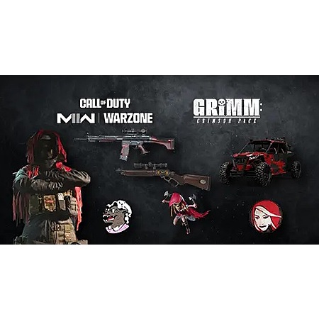 Prime Members: COD: Warzone/MW 2: Grimm: Crimson Pack (Digital In-Game ...