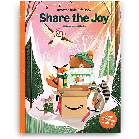 Prime Members: Amazon Holiday Kids Gift Catalog w/ Seasonal Stickers ...