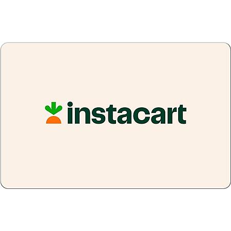 $100 Instacart Gift Card (Email Delivery) - 2024-11-04