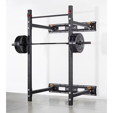 Rogue Fitness/Workout Fold Back Wall Mount Rack: 41.5" Rack $625 or 21. ...
